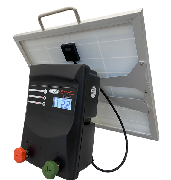 JVA SV20 Solar Electric Fence Energizer - Stafix Electric Fence Centres